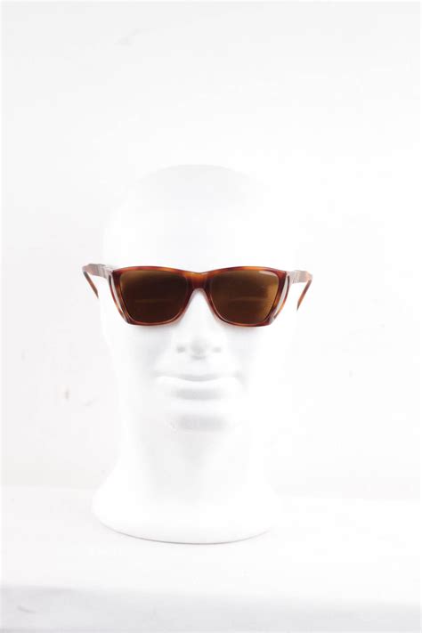Persol Meflecto Ratti Vintage Brown Sunglasses With Side Shields Wcase At 1stdibs Vintage