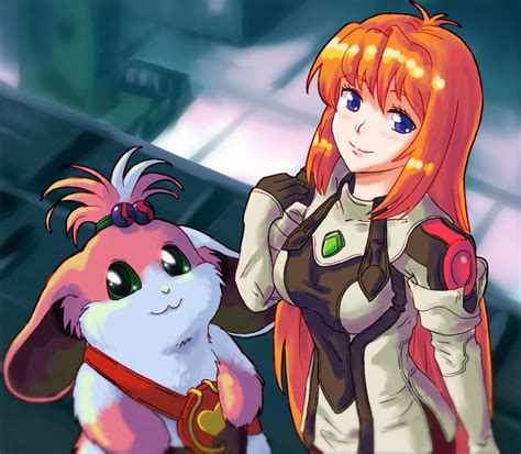 Elhaym Van Houten And Chu Chu Xenogears Drawn By Zawabug Danbooru