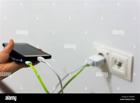 Phones Plugged Into Socket Hi Res Stock Photography And Images Alamy