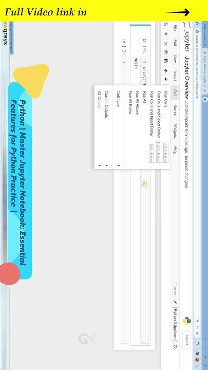 Python Master Jupyter Notebook Essential Features For Python Practice Tamil Yellowgreys