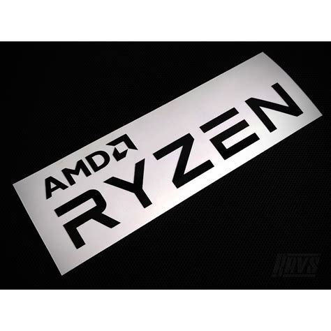 Amd Ryzen Decal Cutout Vinyl Sticker Shopee Philippines