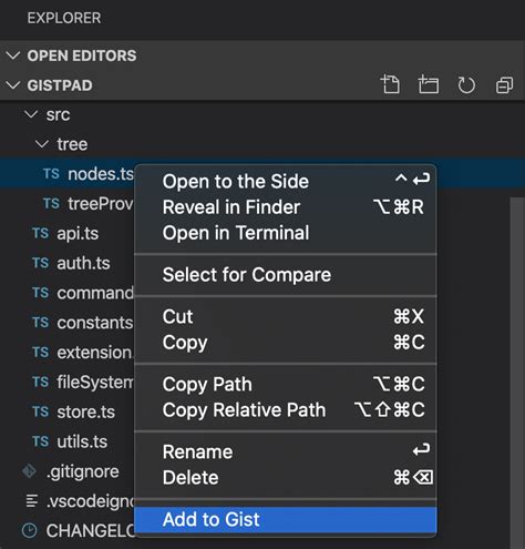 Github Shfarazigistpad Vs Code Extension For Managing And Sharing