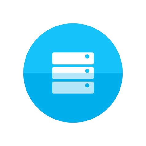 database icon in flat color circle style hardisk file server 38052693