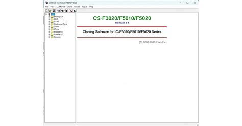 Icom IC F5011 IC F6011 Programming Software Radiotronics USA