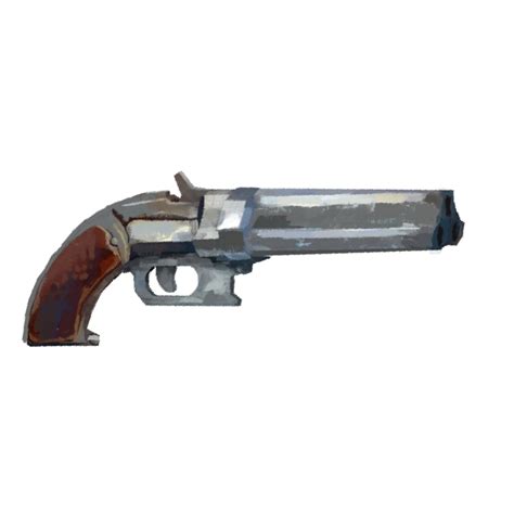 Disco Elysium Harry Du Bois Villiers Pepperbox Pistol By Osiron GlⒶw