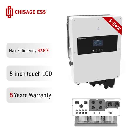 Hybrid Solar Inverter Plug And Play IP Waterproof Pure Sine Wave On Off Grid Solar Inverter