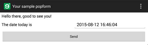 Formpop Developer Documentation Mobilengine
