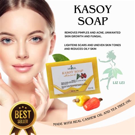Kasoy Soap With Tea Tree And Herbal Extracts Antibacterial Germicidal