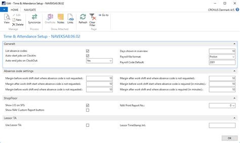 Setting Up Time Attendance Installation And Setup Guide BC Version