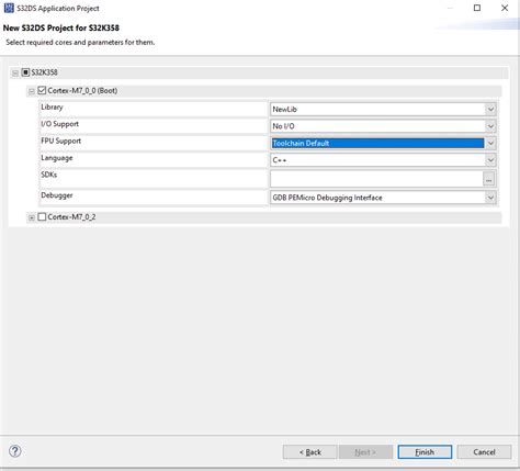 solved s32k3xx s32ds created application project incompatible with