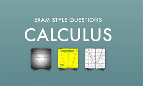 Calculus Exam Questions
