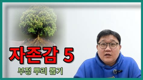 자존감5 부정적인 생각의 악순환 완벽제거하기 Youtube