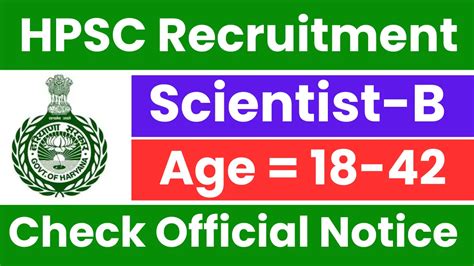 Hpsc Scientist B Recruitment 2025 Exam Pattern And Syllabus Pdf Out