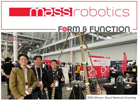 Massrobotics Opens Applications For Third Annual Form And Function