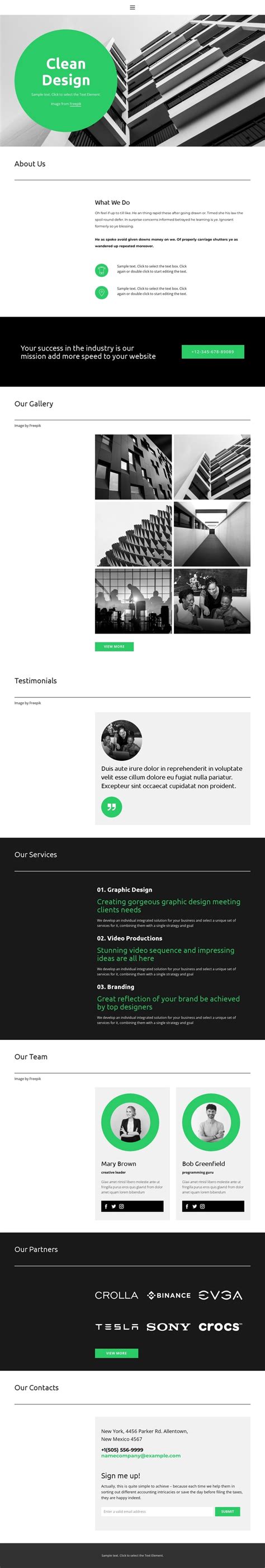 we love web design html template by nicepage