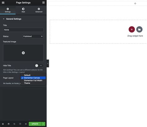 Cara Menyembunyikan Header Dan Footer Di Elementor