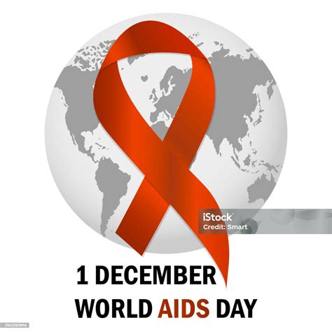세계 에이즈 데가 에이즈 인식 리본 12 월 1 일입니다 벡터 일러스트 레이 션 1에 대한 스톡 벡터 아트 및 기타 이미지 1 12월 World Aids Day