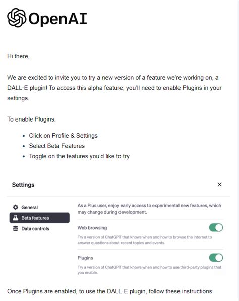 I Got Access To A Dall E Chatgpt Plugin Rchatgpt