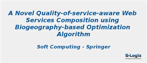 Research Topics In Biogeography Based Optimization Algorithm S Logix