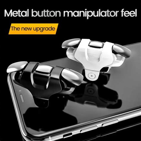 Mini Mobile Gaming Trigger For Pubg Phone Game Controller Gamepad Joystick Aim Shooting L1r1
