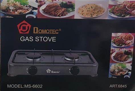 ᐉ Настольная плита Domotec Ms 6602 2 конфорки Серий 2422 • Купить в