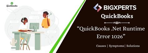 Fix Quickbooks Net Runtime Error 1026 Resolved