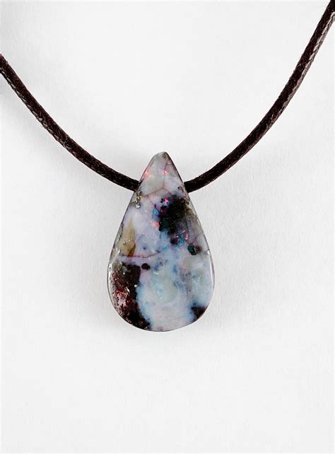 Opal Pendant C462 • Boulder Opal Mines Australia