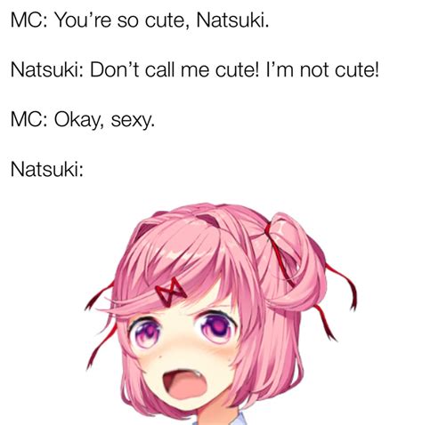 Natsuki Meme Once Again Ddlc