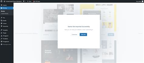 Tutorial Install Theme Blocksy Pro Setting Pro Extensionsnya Sample