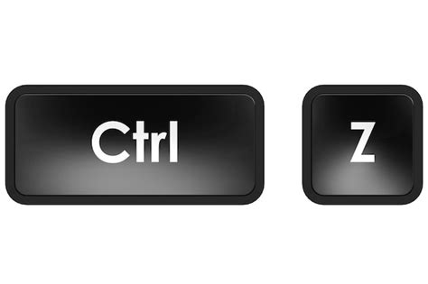 Premium Photo Keyboard Computer Key For Control And Z Button