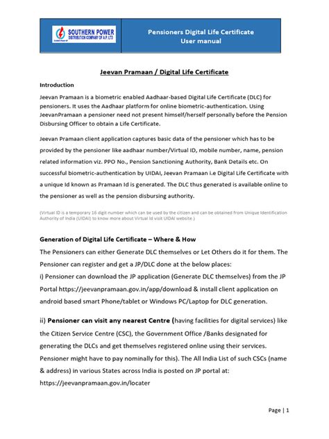 Digital Life Certificate User Manual Pdf Biometrics Image Scanner