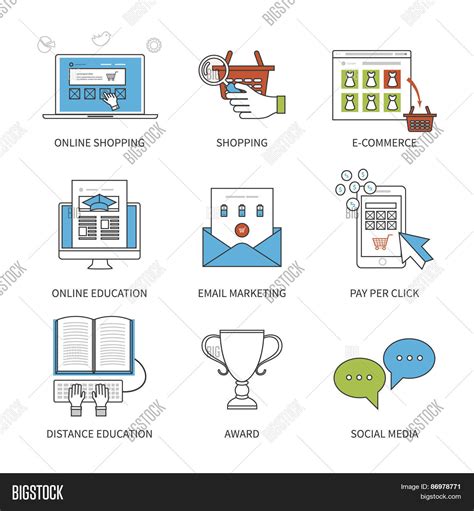 Flat Design Modern Vector Photo Free Trial Bigstock