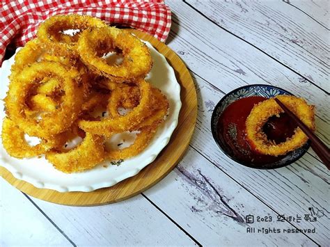 어니언링 양파튀김 만드는 법