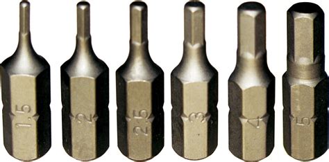 11piece 14 Metric In Hex Bit Set 15 8mm 25mm Long Tande Tools 91114