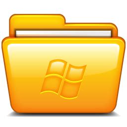 Windows Carpeta Icono Gratis Png Svg