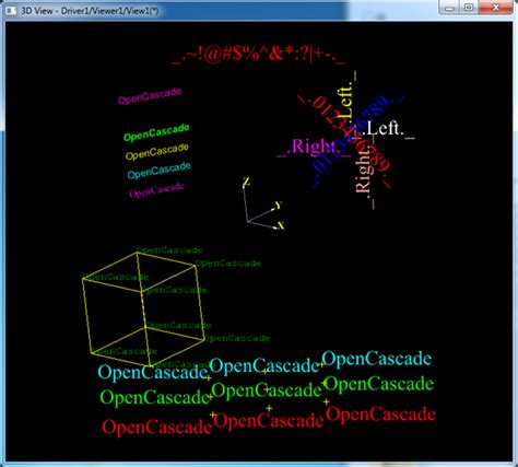 opencascade chinese text rendering 阿里云开发者社区