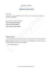 Statistical Data Visualization Plot Docx Exploratory Data Analysis Instructions Please