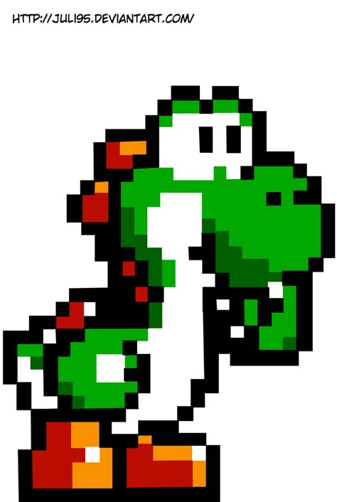 Yoshi Pixel By Juli95 On Deviantart