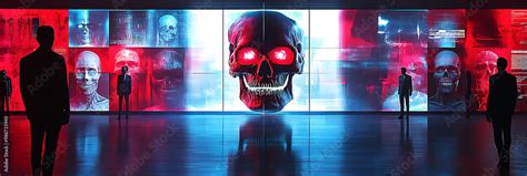 Aipowered Malware Detection Cybersecurity Depicted In A Poster Where Artificial Intelligence