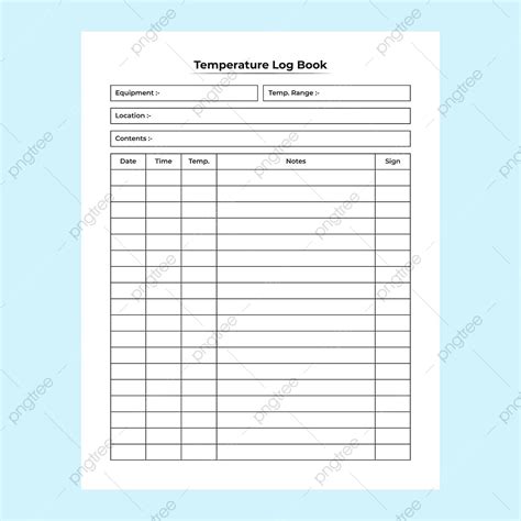 Sample Of Temperature Log