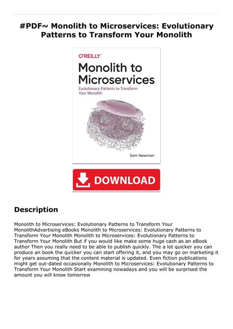 pdf~ monolith to microservices evolutionary patterns to transform