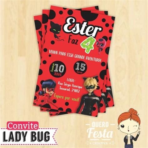 Convite Virtual Ladybug Mixwhite Net