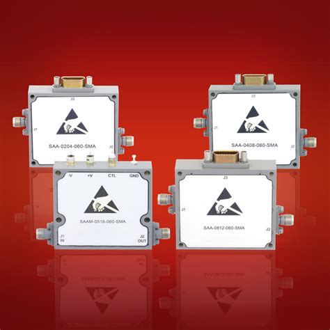 Coax Voltage Variable 60 DB Attenuators Work From 400 MHz To 18 GHz