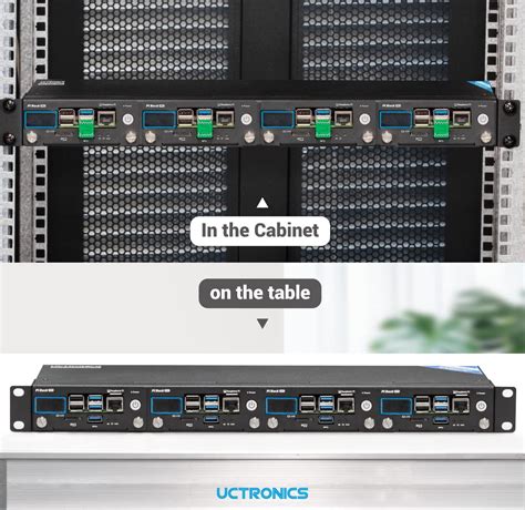 Uctronics Pi Rack Pro 1u Rack Mount For Raspberry Australia Ubuy