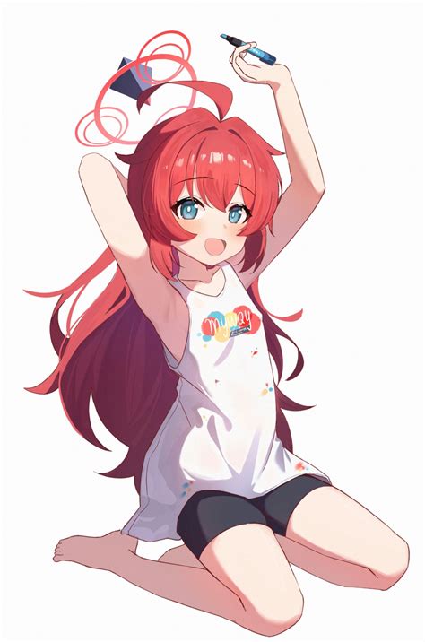 Hei Mu Nan Tong Maki Blue Archive Maki Pajamas Blue Archive