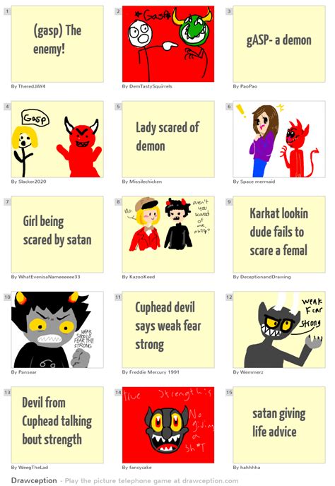 Gasp The Enemy Drawception