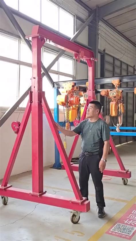 작업장 움직일 수 있는 유압 3 톤 터빈 벌레에 의하여 조정가능한 고도 실내 소형 기중기 Buy 작업장 유압식 3 톤 조절 높이 크레인 의해 터빈 웜 터빈 조절 높이