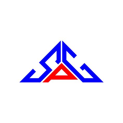 diseño creativo del logotipo de la letra spg con gráfico vectorial logotipo simple y moderno