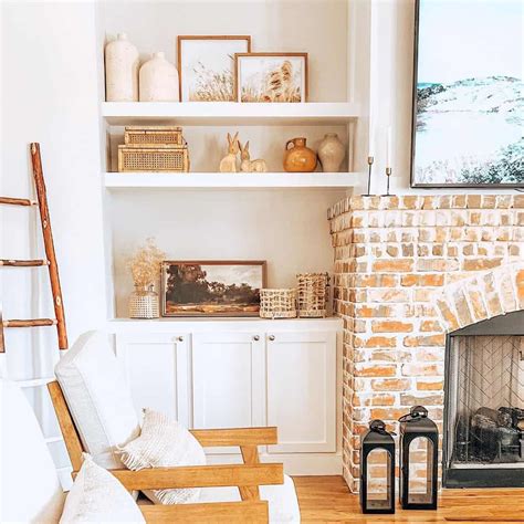 Shelves Next To Fireplace Temp Shelving Next To Fireplace Until The