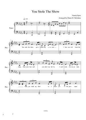You Stole The Show Sienna Spiro Sheet Music For Piano Solo Easy
